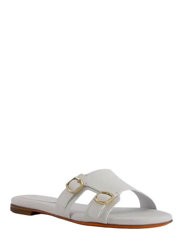 Santoni Didi Slides - White