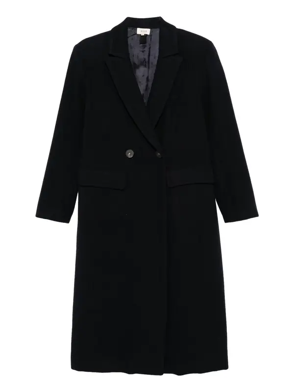 DIEGA Wool-blend Felted Coat - Blue