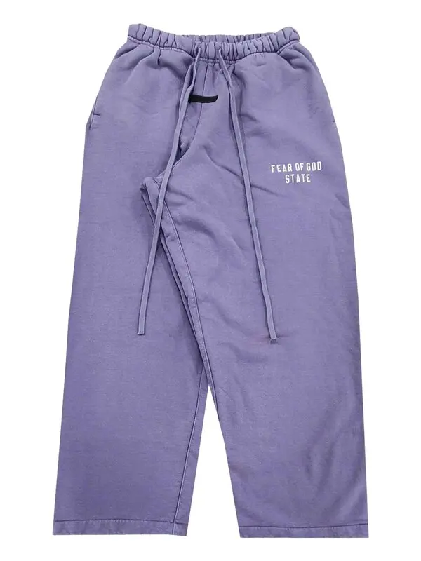 Fear Of God Logo-print Track Pants - Purple