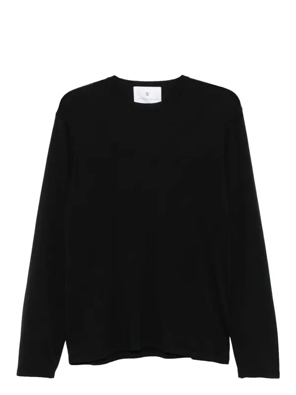 SEVEN GAUGE Crew-neck Sweater - Black