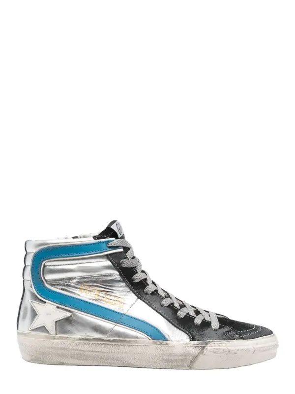 Golden Goose Slide High-top Sneakers - White