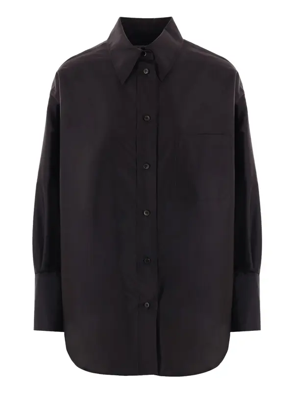 Alberto Biani Silk Shirt - Black