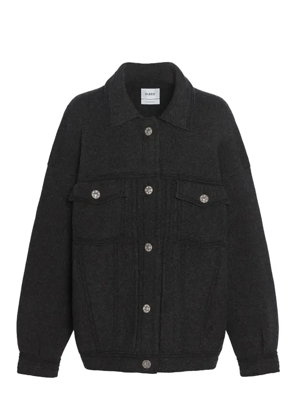 BARRIE Denim-effect Jacket - Black