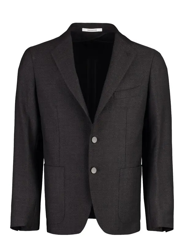 Tagliatore Peak-lapels Single-breasted Blazer - Brown