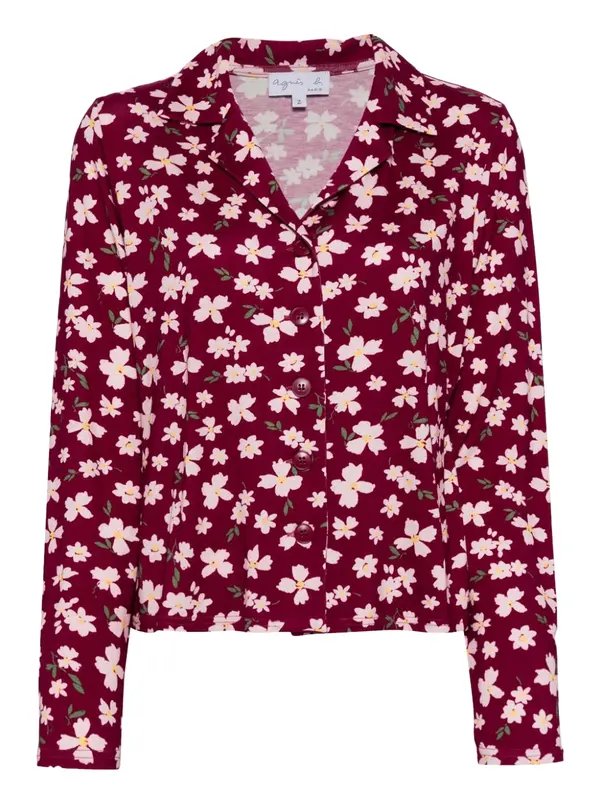 AGNÈS B. Cubana Floral Shirt - Pink