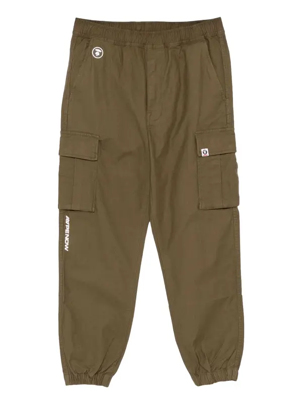 AAPE BY *A BATHING APE® Tapered-leg Cargo Trousers - Green