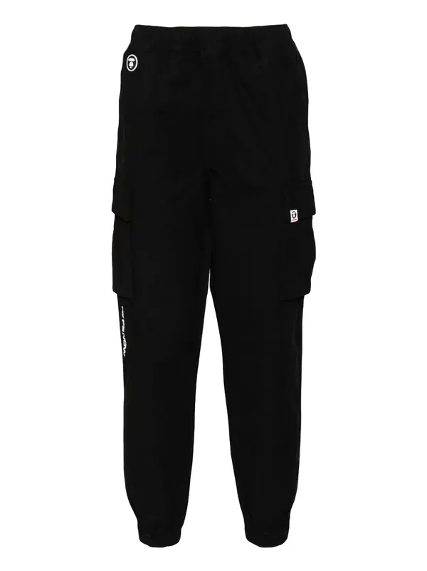 AAPE BY *A BATHING APE® Tapered-leg Cargo Trousers - Black
