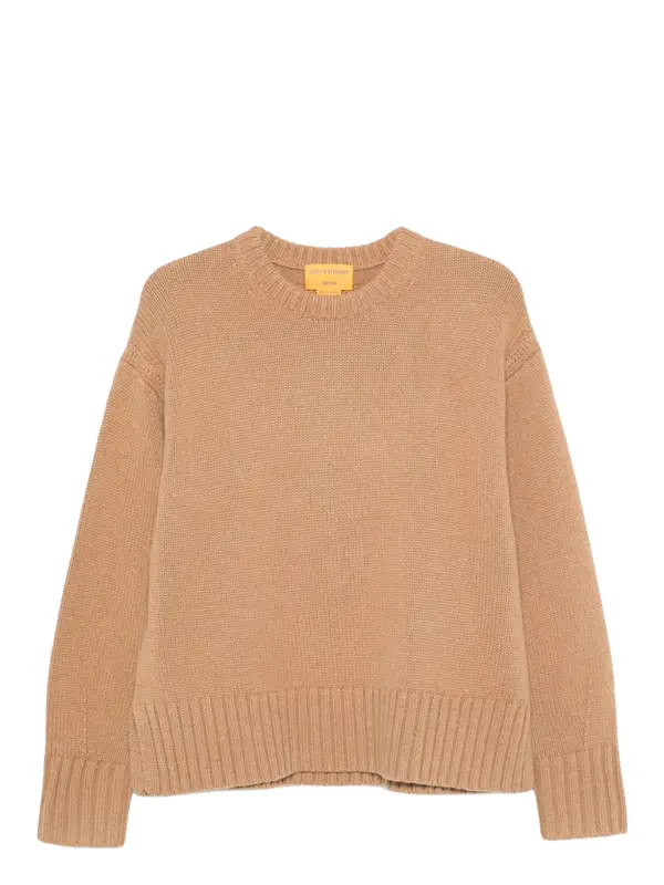 Guest In Residence Cozy Crew Sweater - Brown