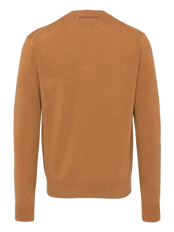 UNDERCOVERISM Sheep Patch Jumper - Brown