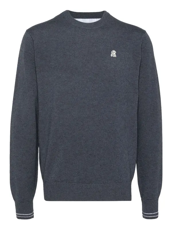 UNDERCOVERISM Sheep Patch Jumper - Blue