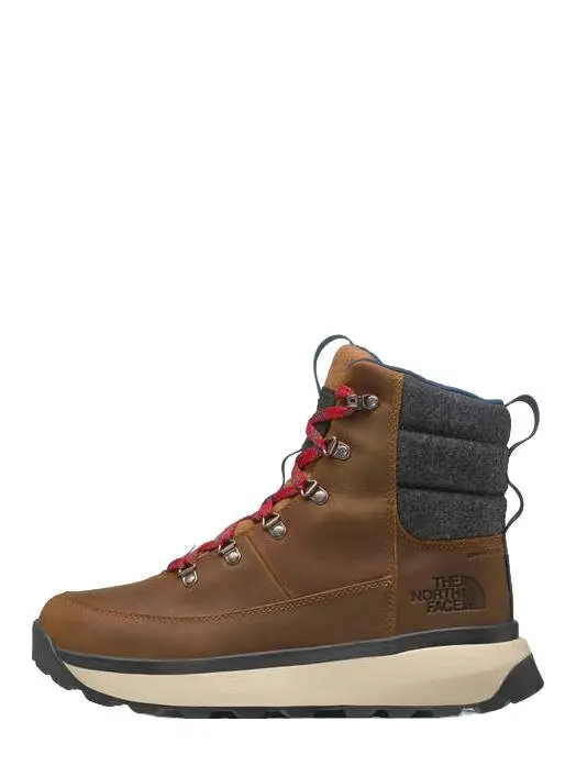 The North Face Bergen Waterproof Boot - Timber Tan/ Tnf Red
