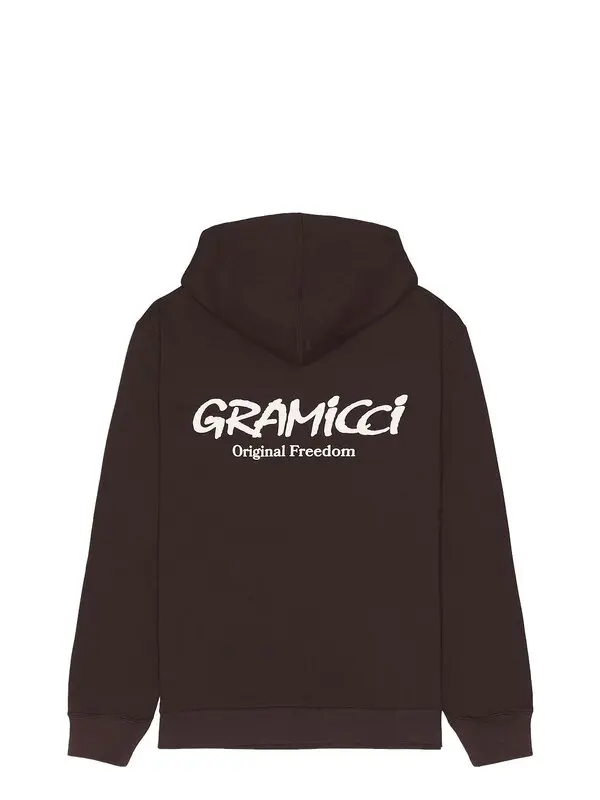 Gramicci Original Freedom Hooded Sweatshirt - Dark Brown