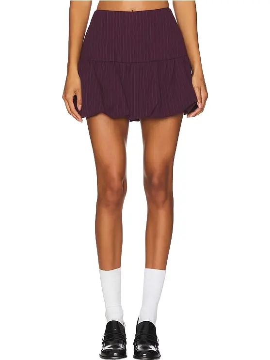 Amanda Uprichard Bonaire Skort - Burgundy