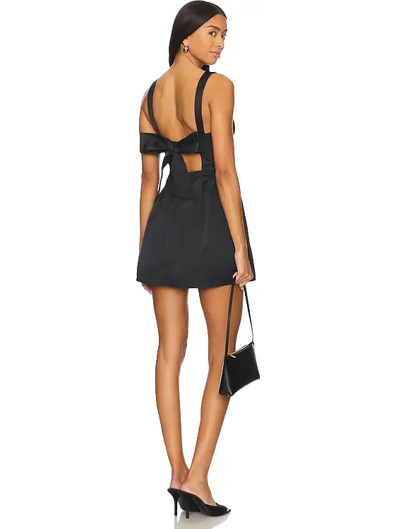 MORE TO COME Malia Mini Dress - Black