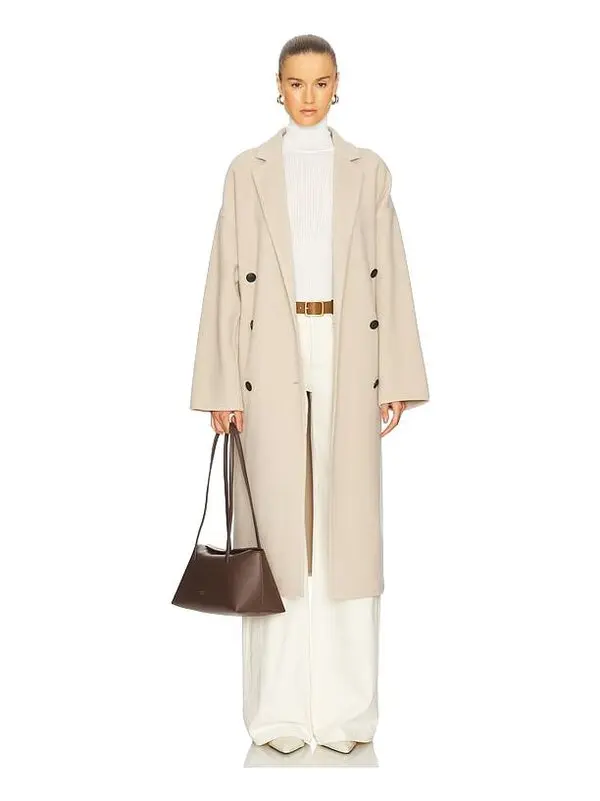 Rag & Bone Thea Italian Splittable Coat - Oatmeal