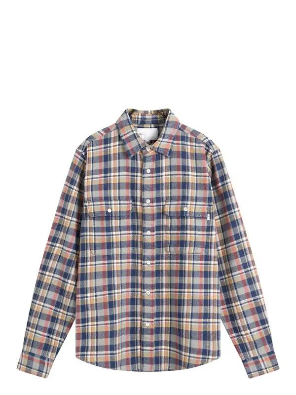 ADSUM Classic Plaid Work Shirt - Blue