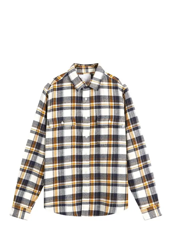 ADSUM Classic Plaid Work Shirt - Beige