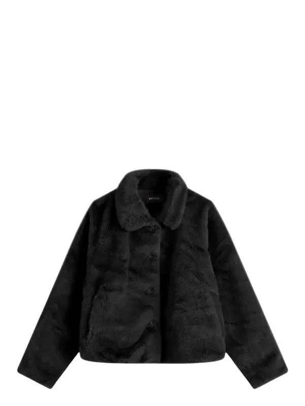 MEOTINE Kelly Faux Fur Jacket - Black