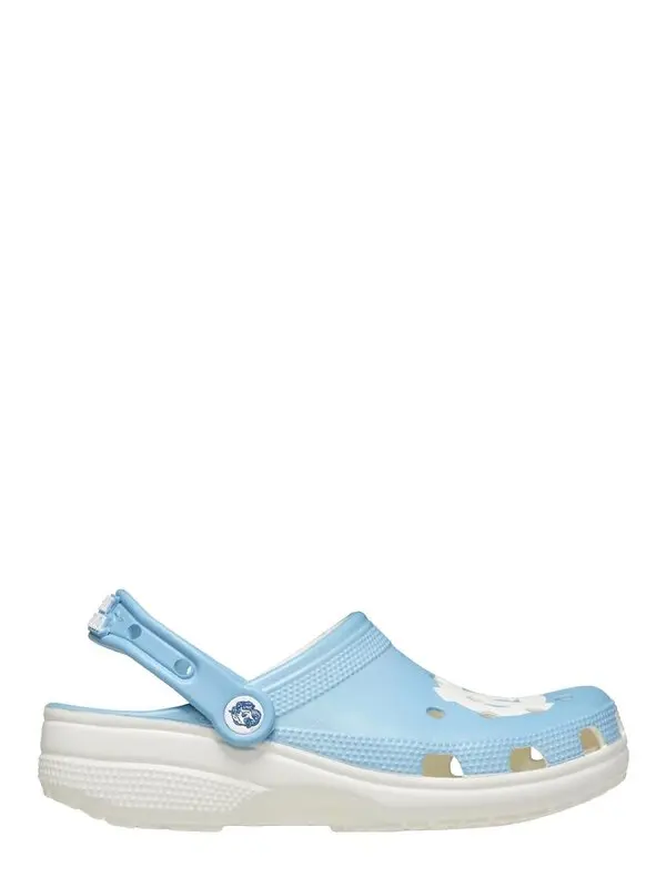 CROCS Classic Clog University Of North Carolina Tar Heels - White