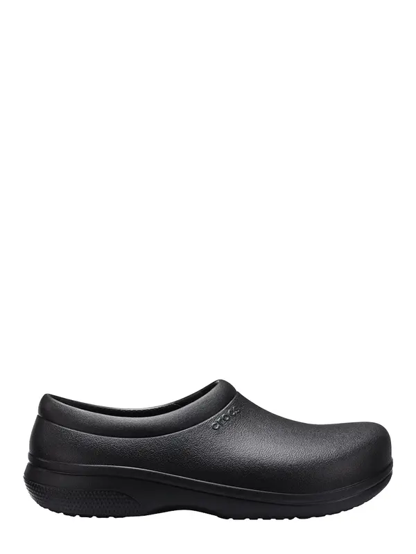 CROCS On The Clock Work Slip-ons - Black