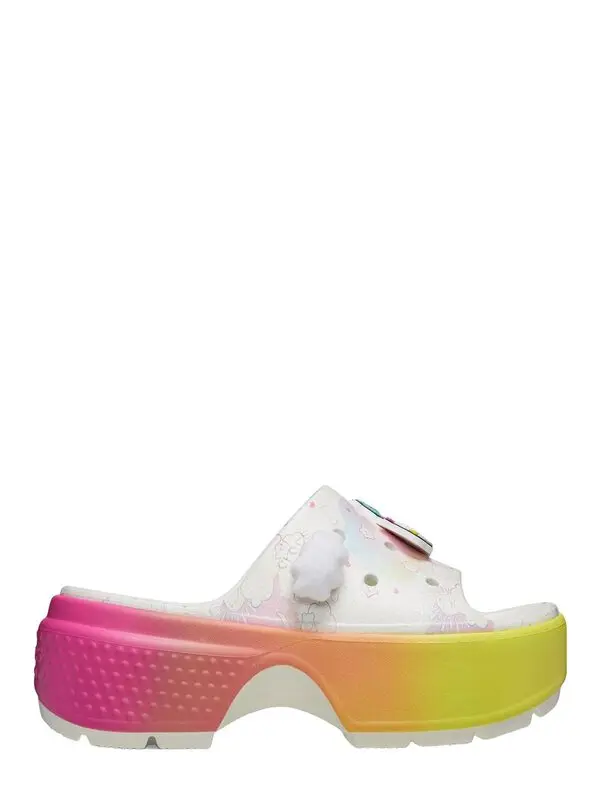 CROCS Stomp Slide Care Bears - White