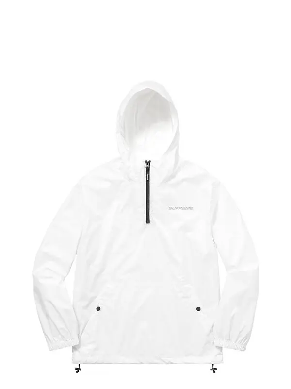 Supreme Packable Ripstop Pullover - White