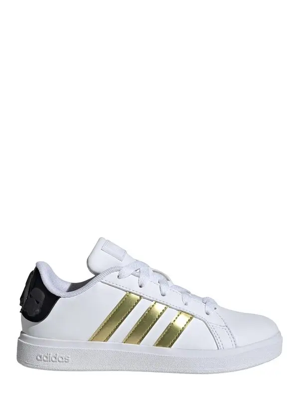 Adidas Grand Court 2.0 Star Wars Sneakers - Cloud White/gold Metallic/core Black