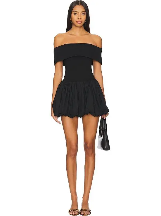 Majorelle Kristen Mini Dress - Black