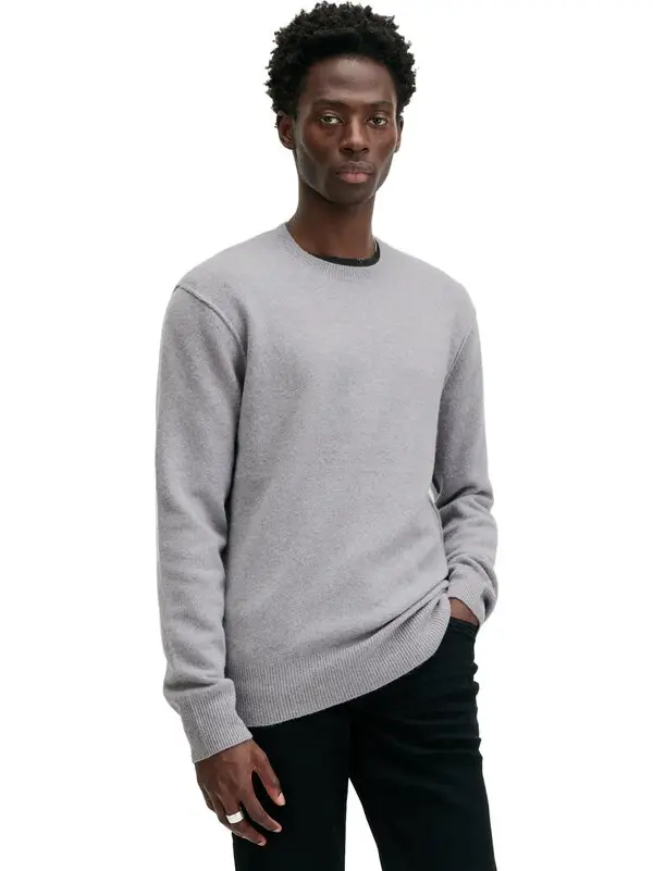 ALLSAINTS Patern Crew Neck Knit - Grey