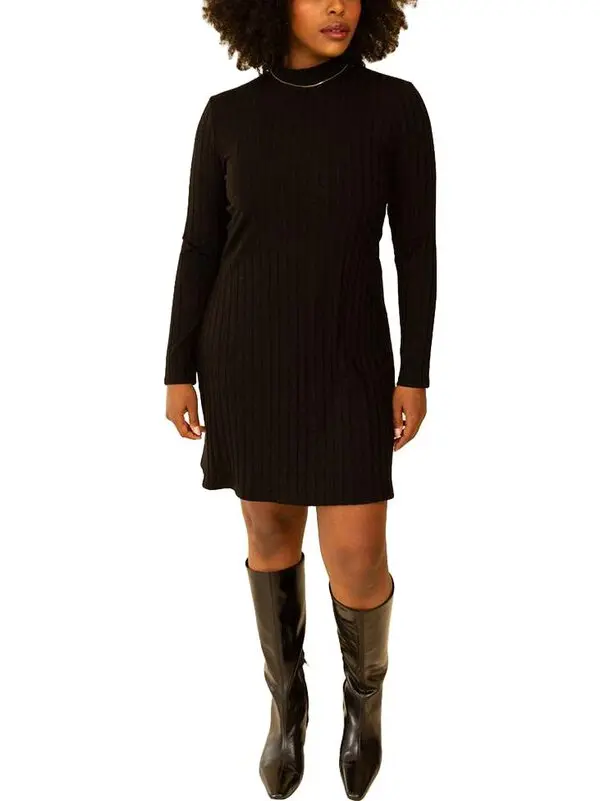 WHIMSY + ROW Joanie Mini Dress - Black