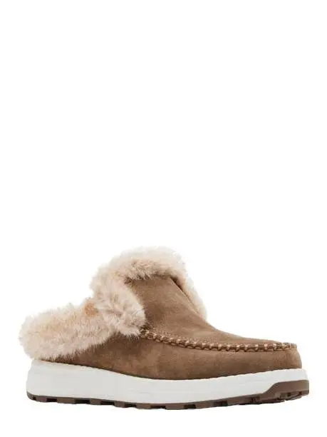 Blondo Victor Waterproof Slipper - Taupe Suede