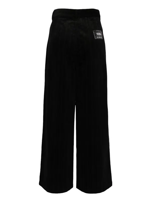 MUSIUM DIV. Corduroy Straight Trousers - Black