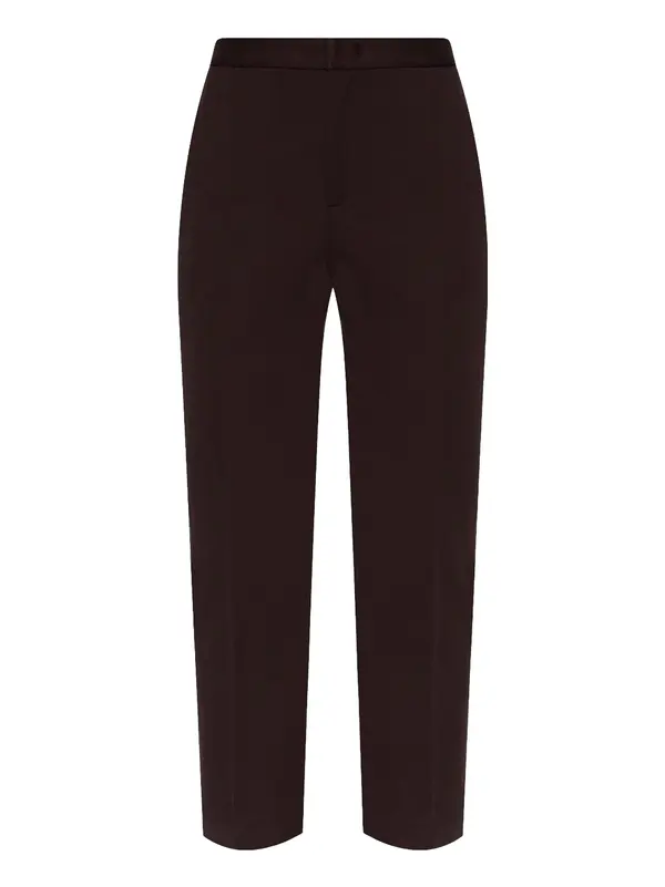 Fabiana Filippi Side Stripe Tailored Trousers - Brown