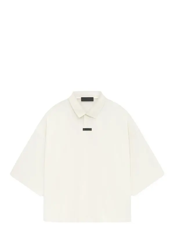 Fear Of God Essentials Pique Cropped Polo Shirt - Shell
