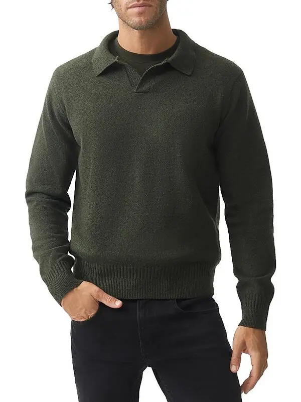 Rodd & Gunn Kingswood Polo Sweater - Thyme