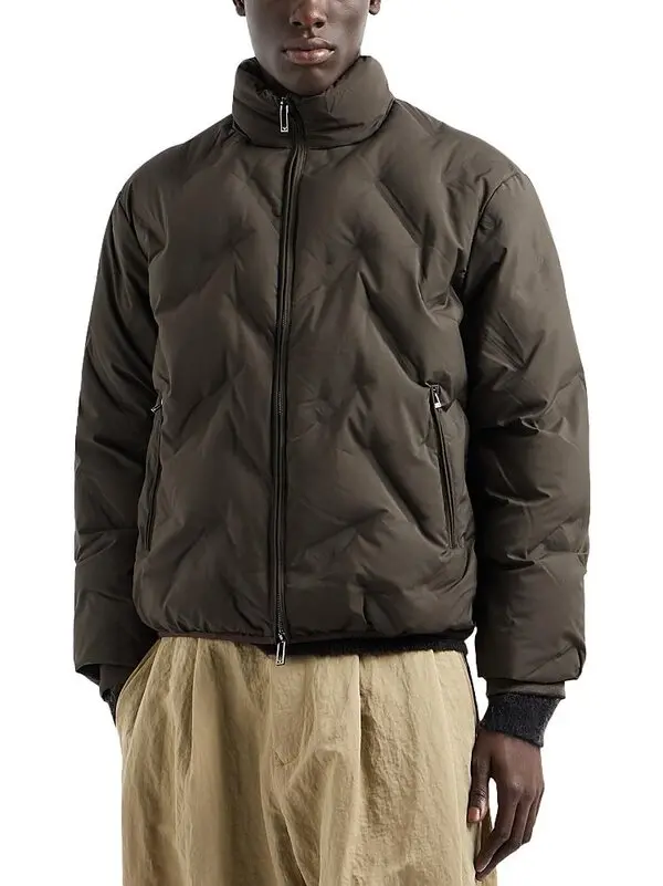 Emporio Armani Quilted Jacket - Military Green