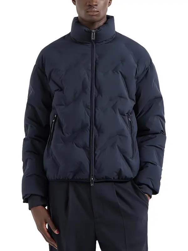 Emporio Armani Quilted Jacket - Solid