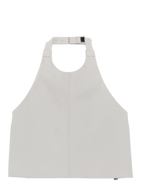 Wardrobe.NYC Backless Halterneck Top - Grey