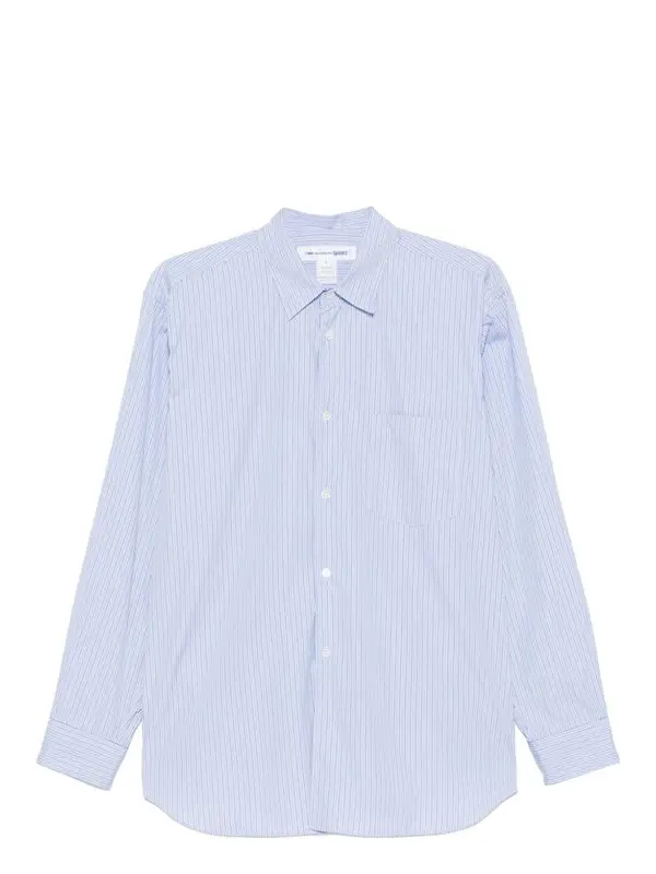 Comme Des Garçons Striped Shirt - Blue