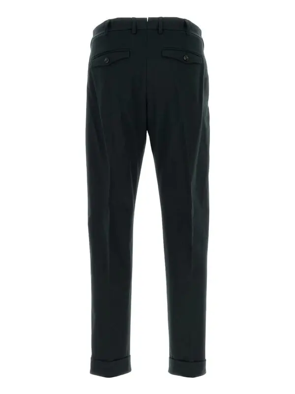 PT TORINO Edge Tapered Trousers - Black