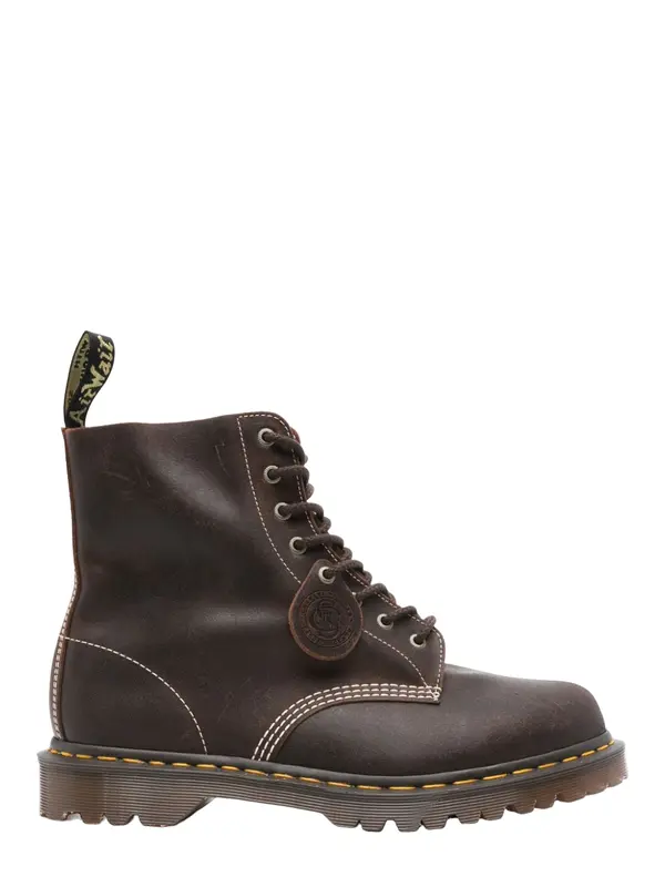 Dr. Martens 1460 Wax Commander Boots - Brown