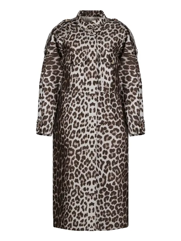 Zimmermann Animal Print Coat - Neutrals