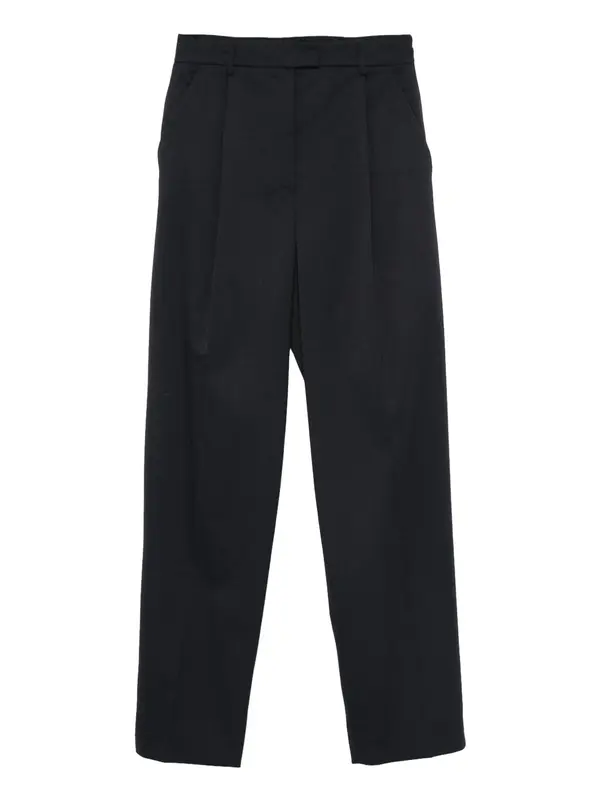 BLANCA VITA Pleated Trousers - Blue