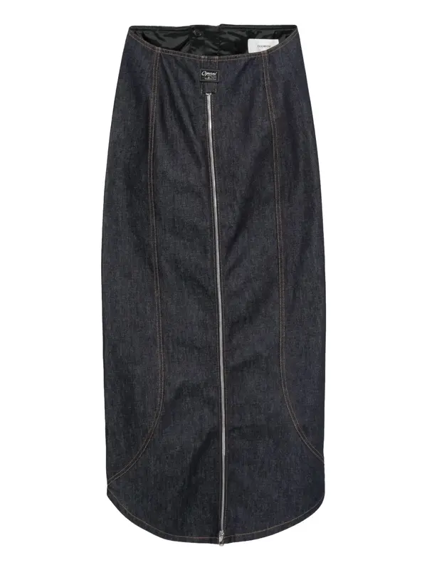 Coperni Denim Maxi Skirt - Blue