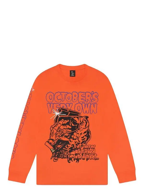 OVO Terror Longsleeve T-shirt - Orange