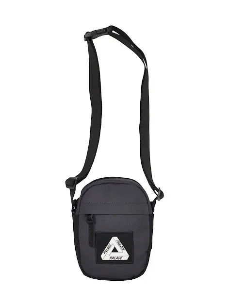 PALACE Cordura Duck Canvas Shot Bag - Carbon/black