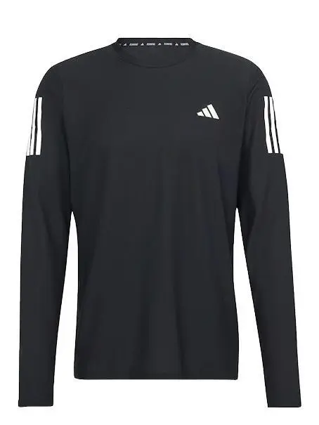 Adidas Own The Run Long Sleeve Tee Shirt - Black
