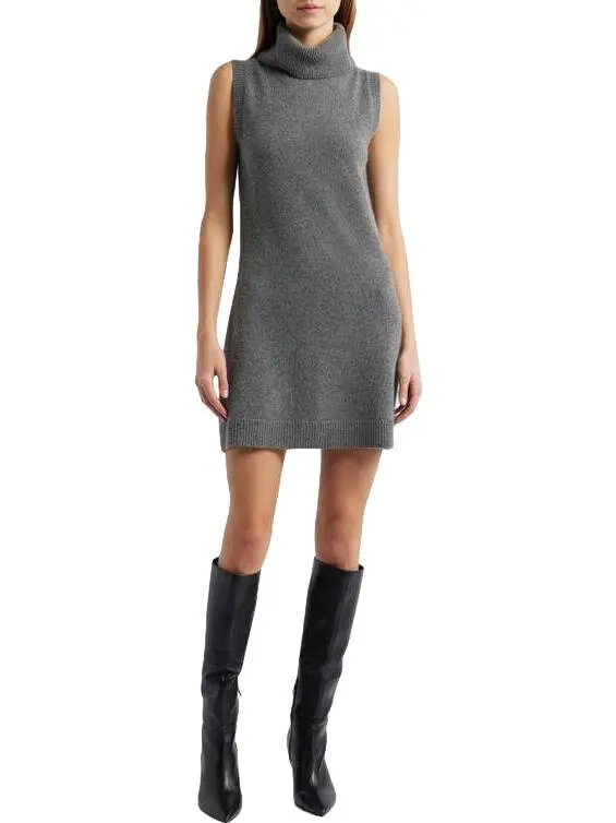 REFORMATION Holland Cashmere Blend Sweater Dress - Thunder