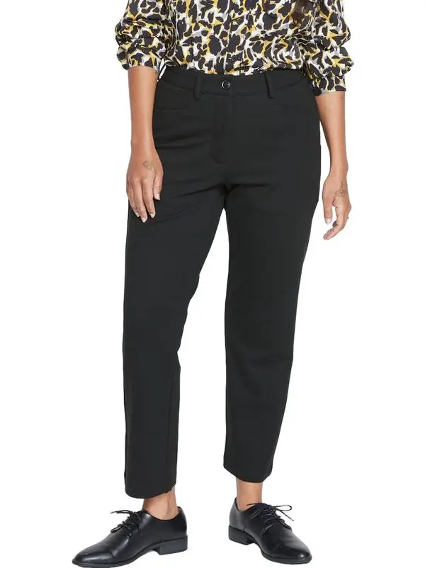 Universal Standard Ponte Cigarette Pants - Black