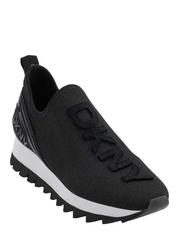 Dkny Abbi Knit Sneakers - Black